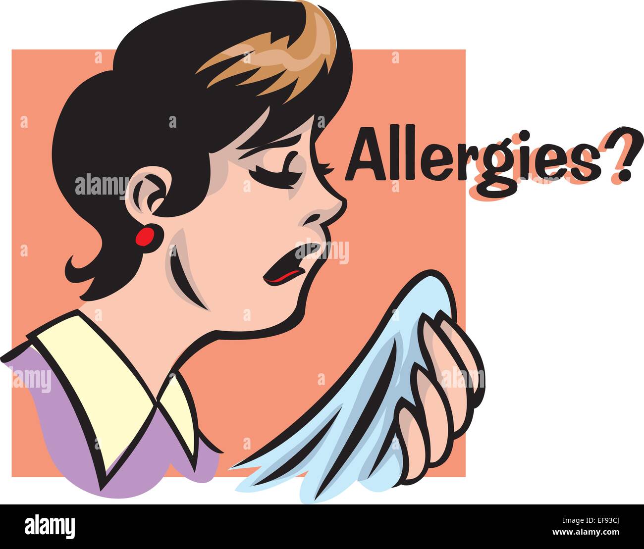 Affliction allergy clip art hi-res stock photography and images - Alamy