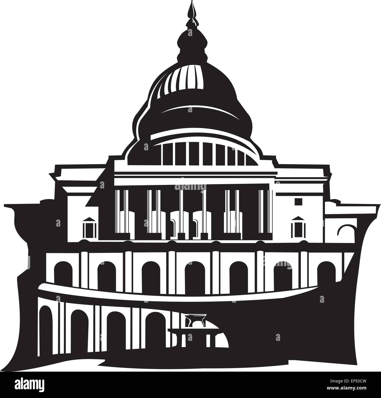 Capitals most iconic buildings Stock Vector Images - Alamy