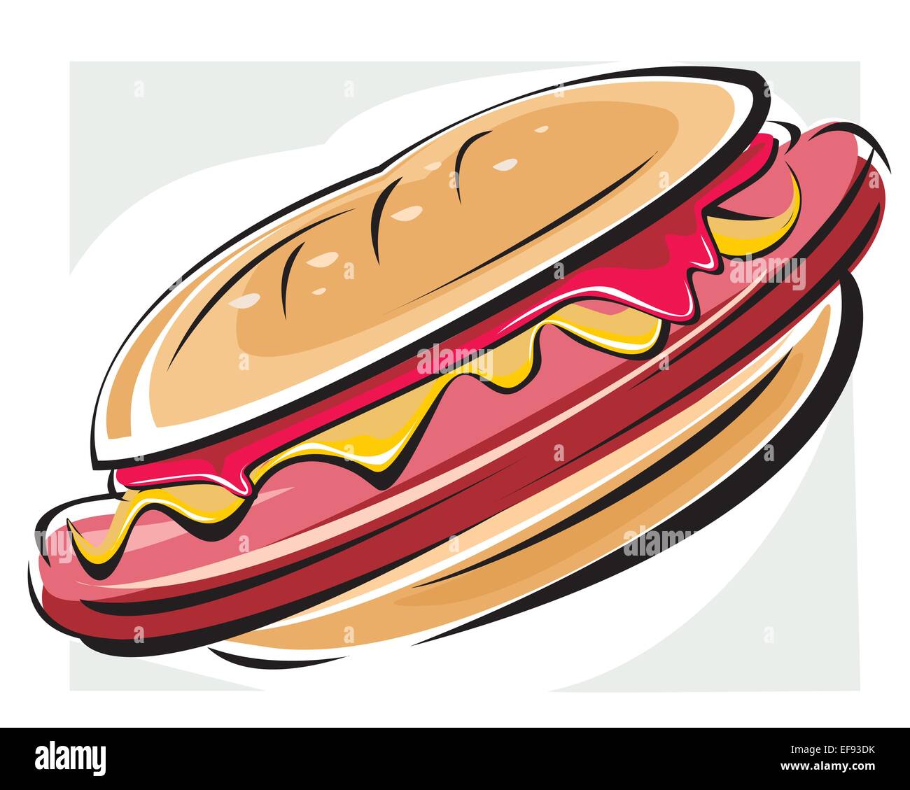 Hot lunches Stock Vector Images - Alamy