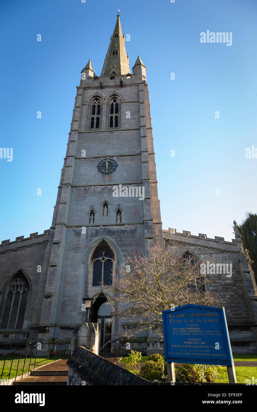 Oakham church tower hi-res stock photography and images - Alamy