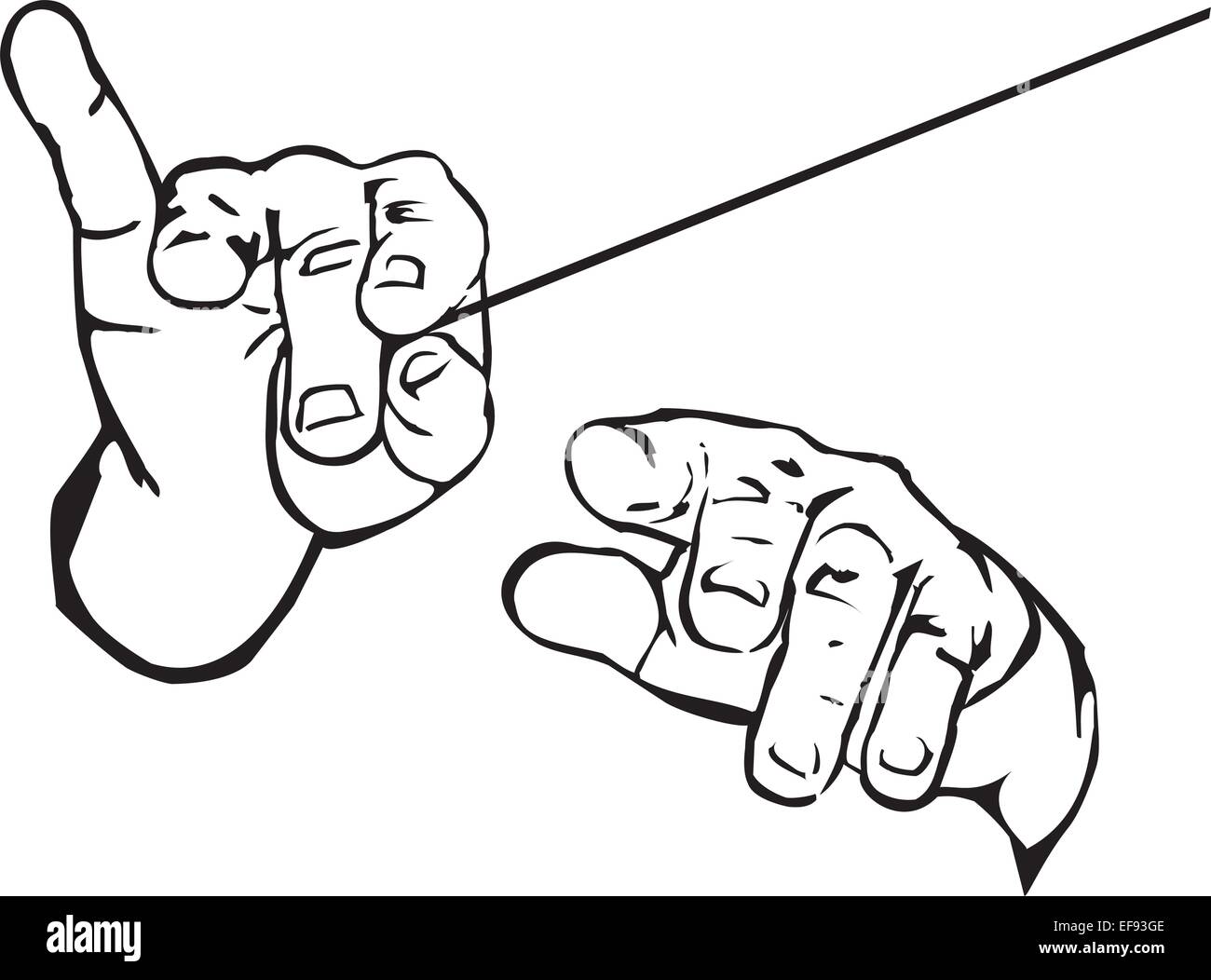 Hands Conducting Music Stock Vector Image & Art - Alamy