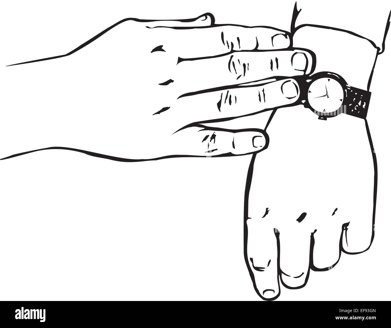 Watches illustrations Stock Vector Images - Alamy