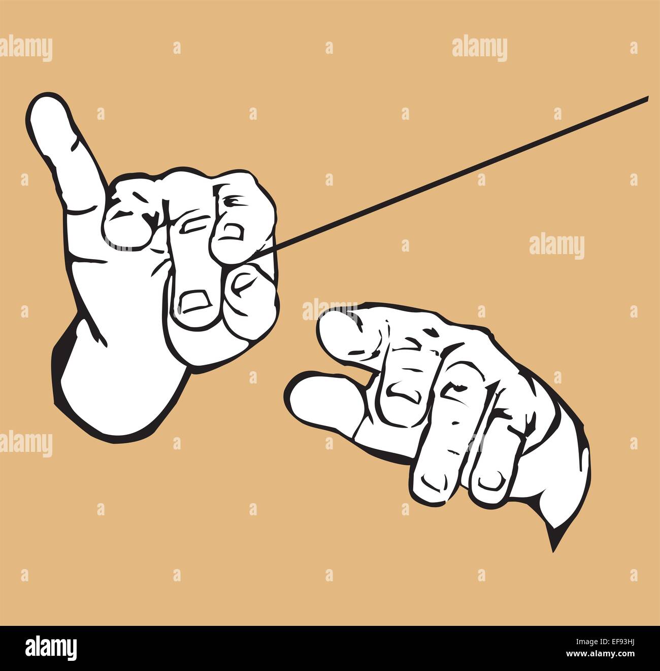 Hands Conducting Music Stock Vector Image & Art - Alamy