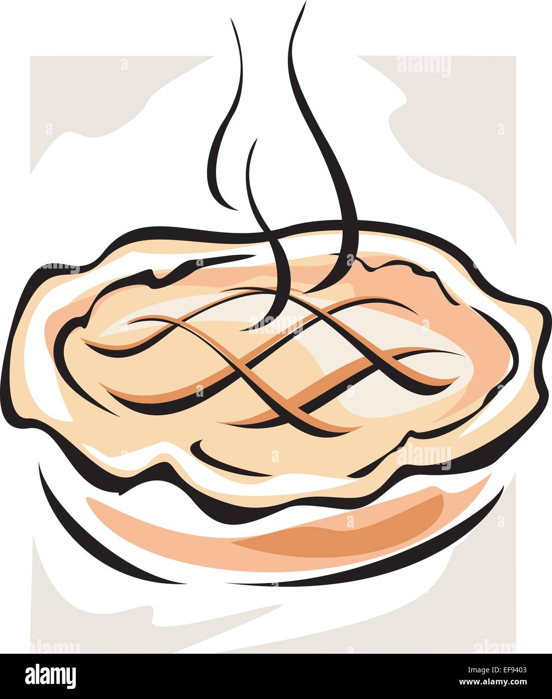 Baked pies Stock Vector Images - Alamy
