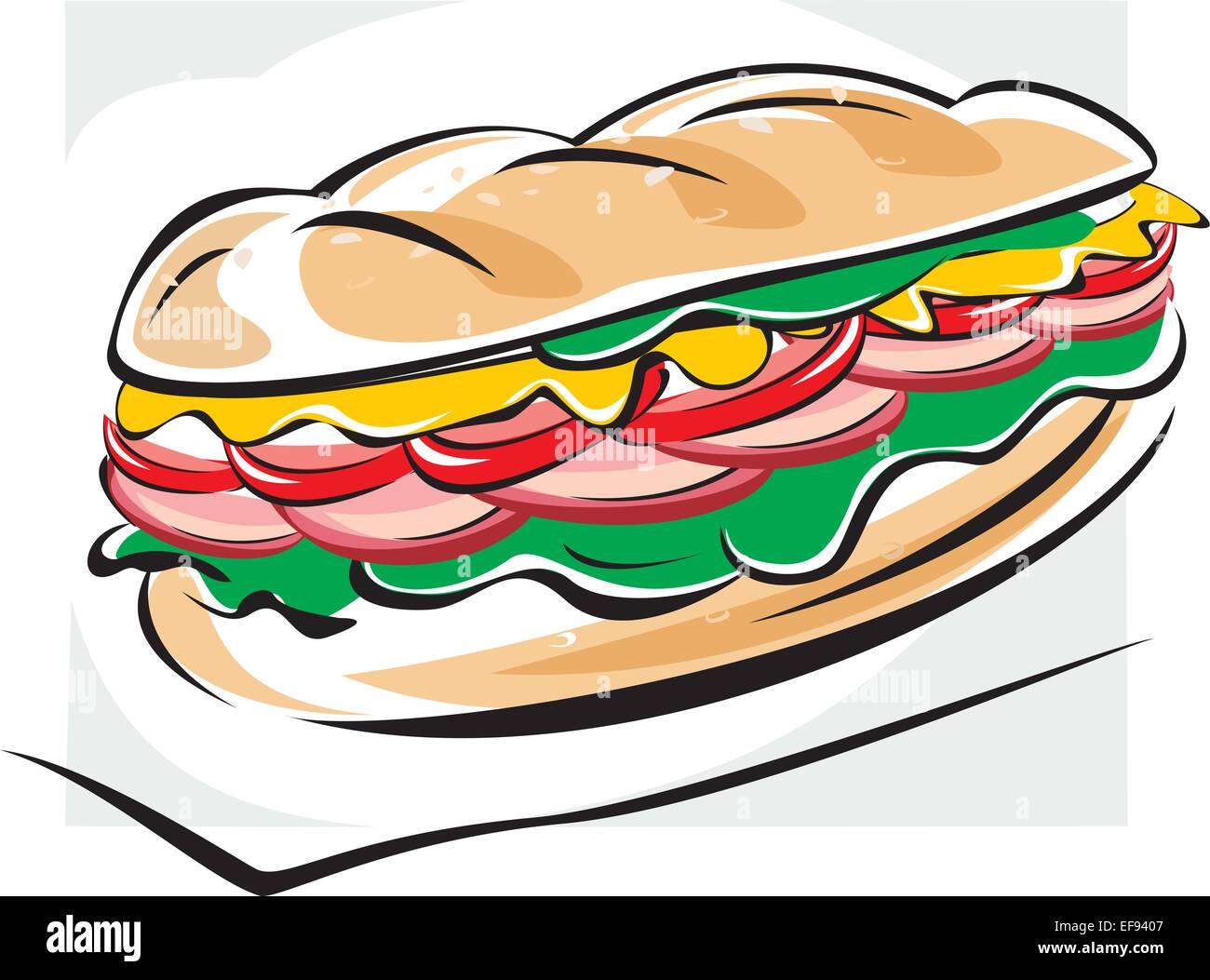 Sub Sandwich Vector