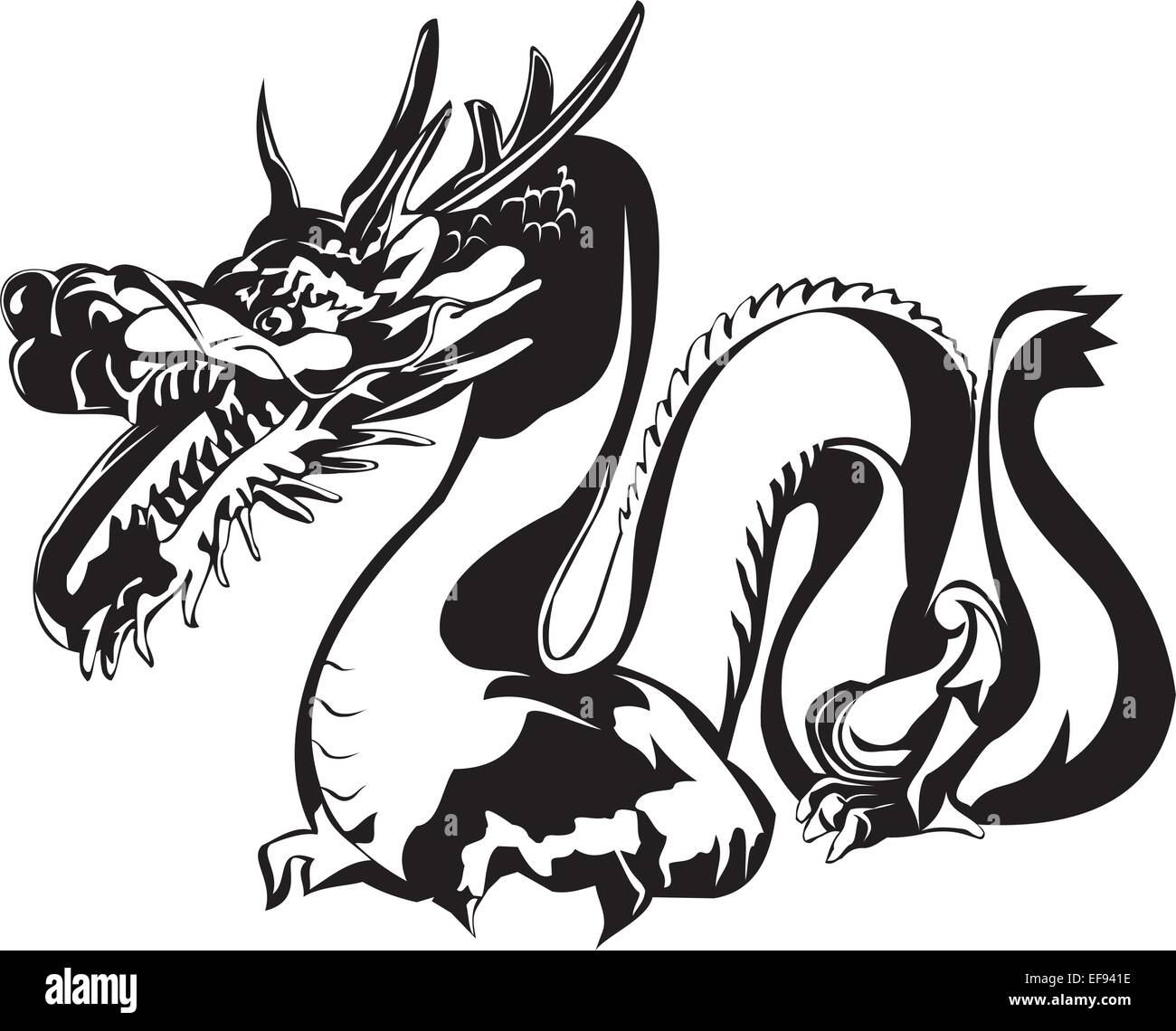 Chinese myths and folklore Stock Vector Images - Alamy