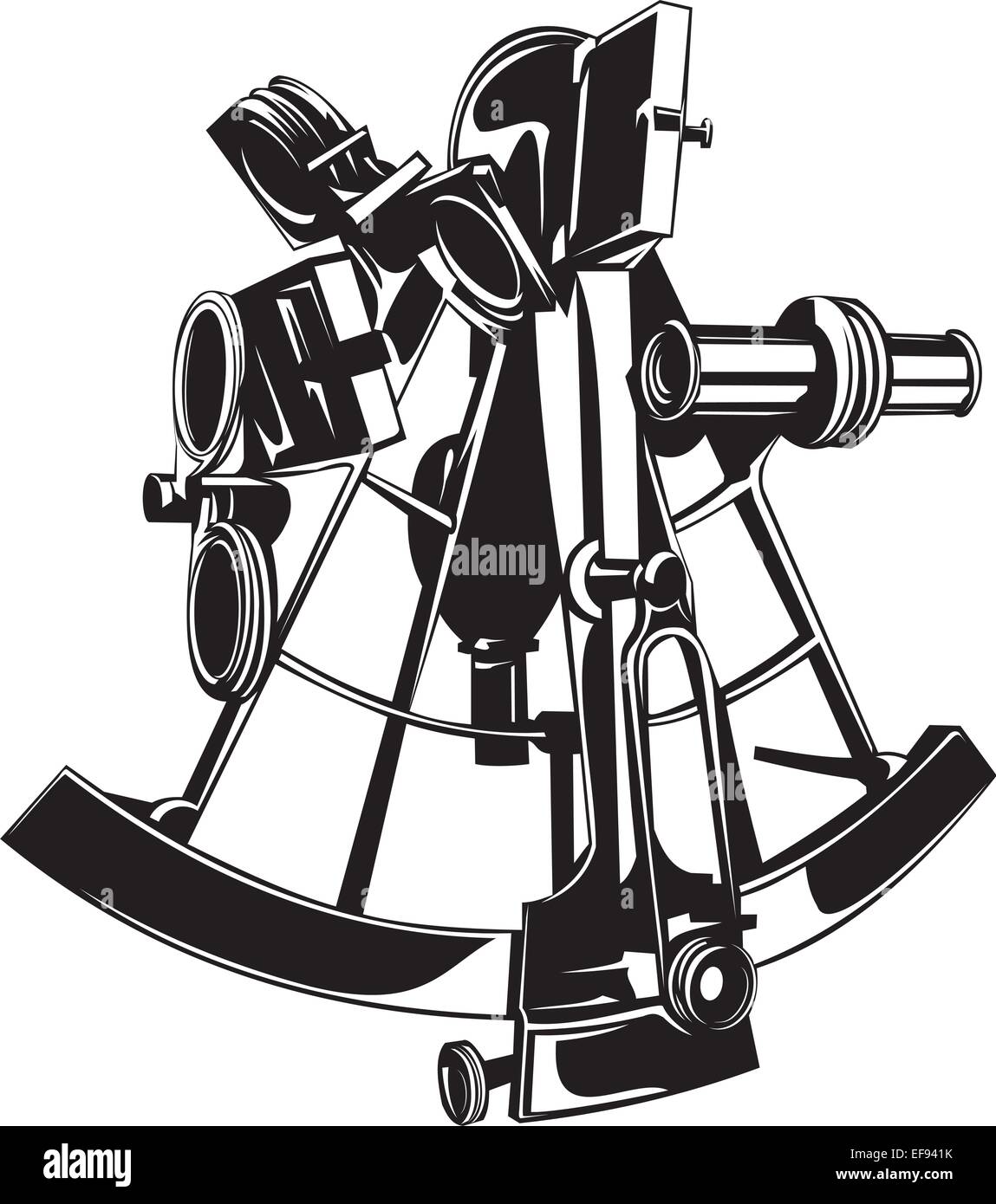 Marine sextant hi-res stock photography and images - Alamy