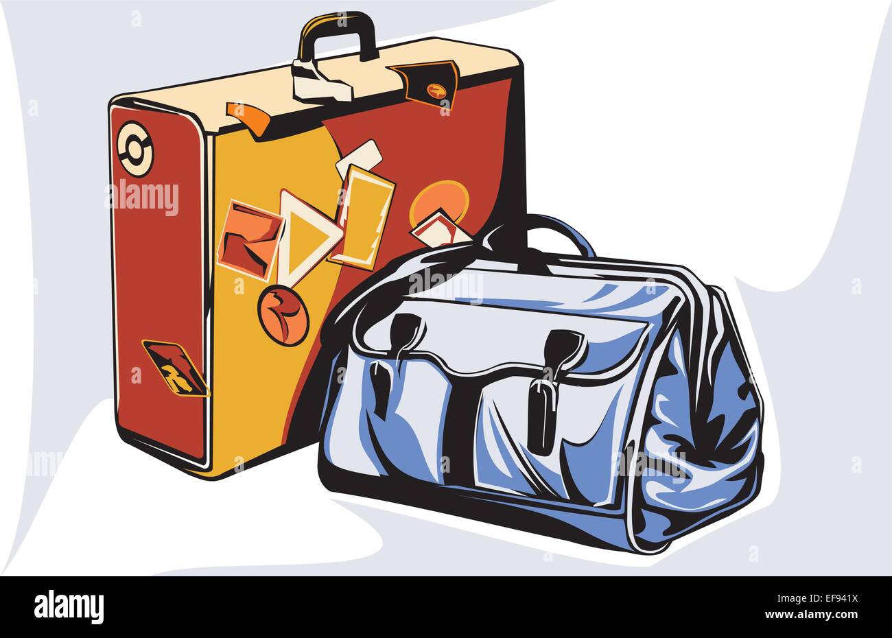 Holdalls Stock Vector Images - Alamy