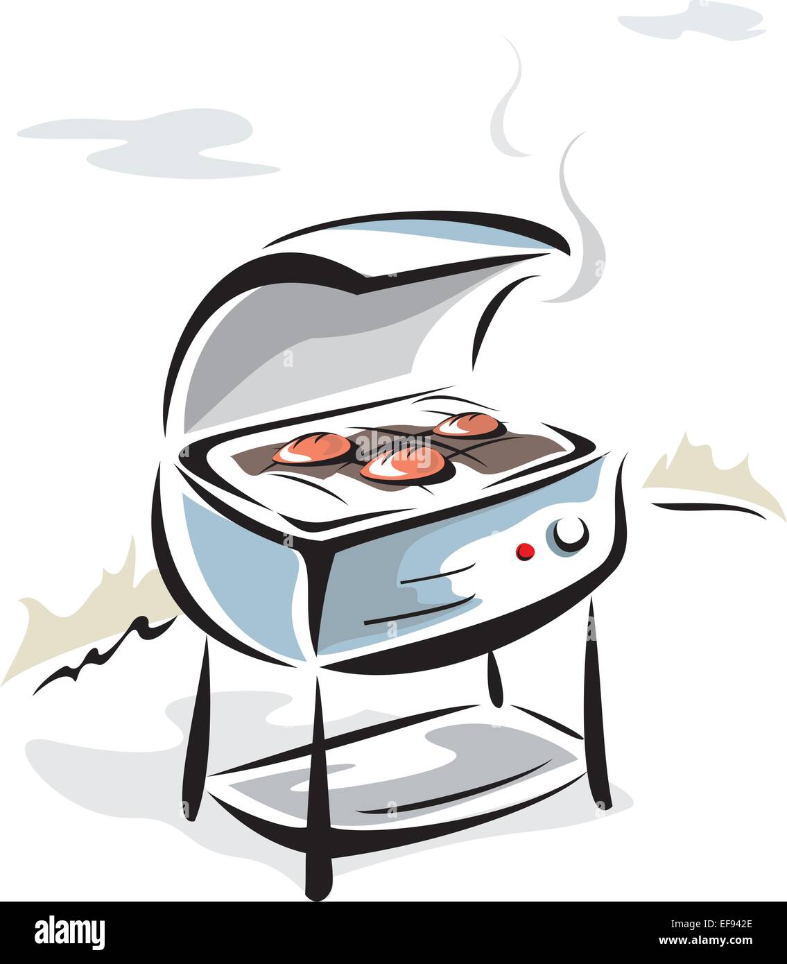 Clip art outdoor barbecue hi-res stock photography and images - Alamy