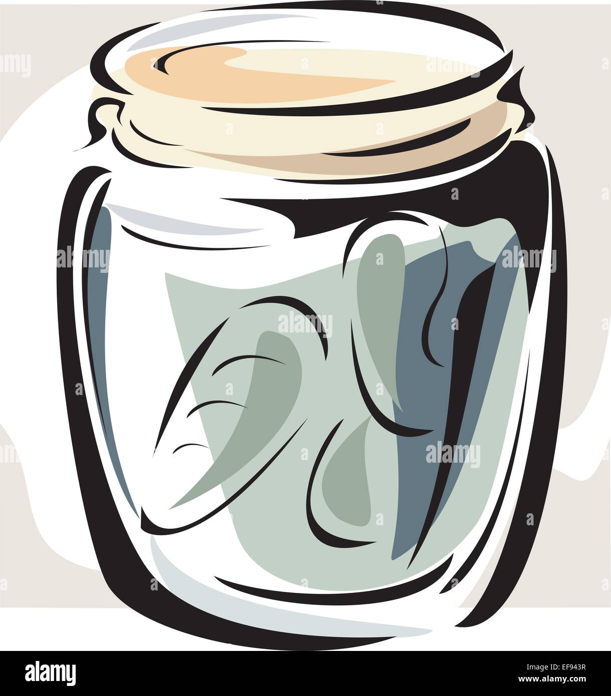 Jar of Pickles Stock Vector Image & Art - Alamy