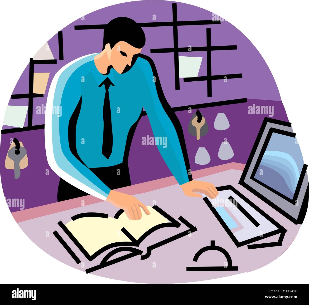 Hotel lobby area Stock Vector Images - Alamy