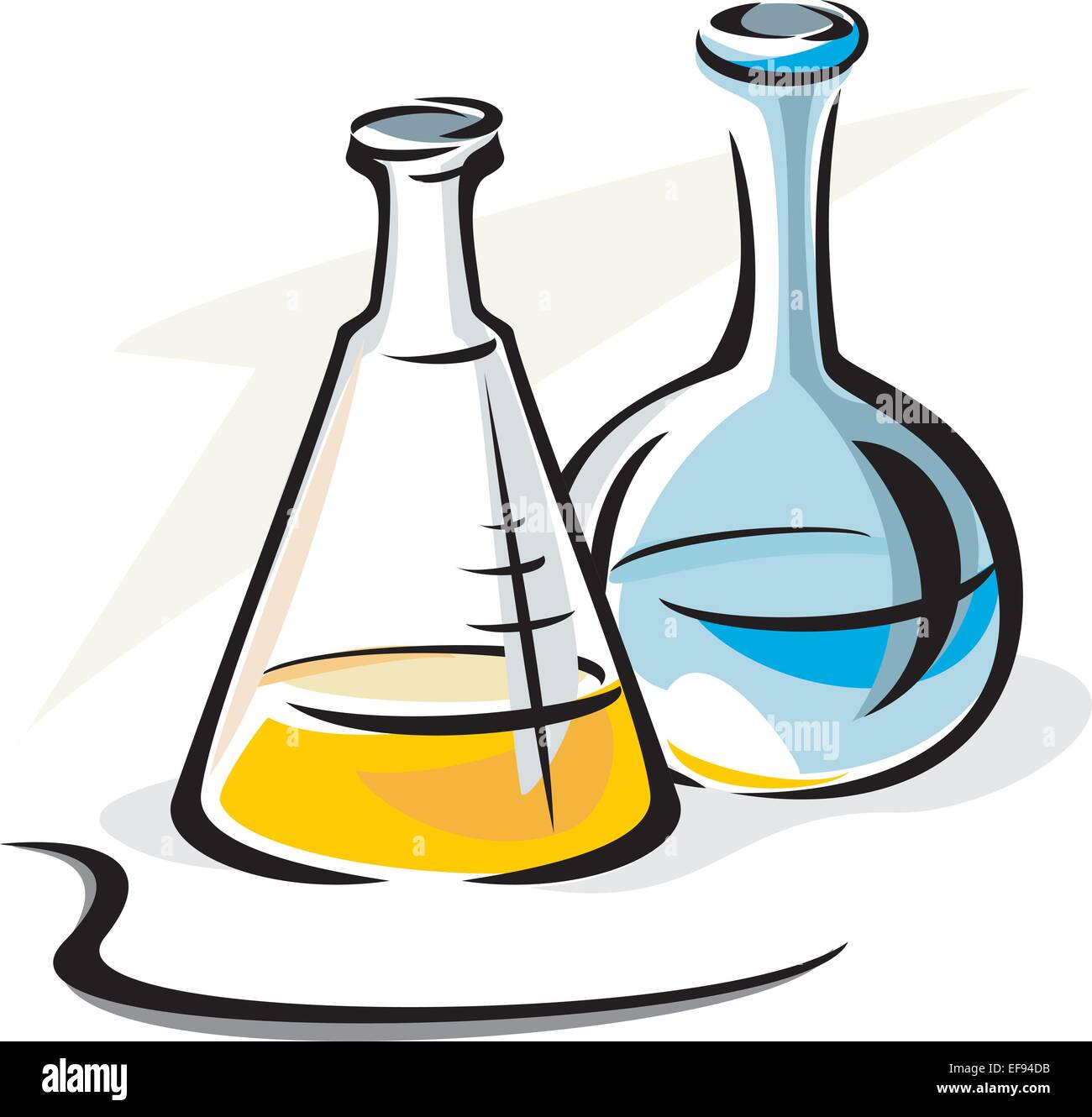 Illustrations of science experiments Stock Vector Images - Alamy