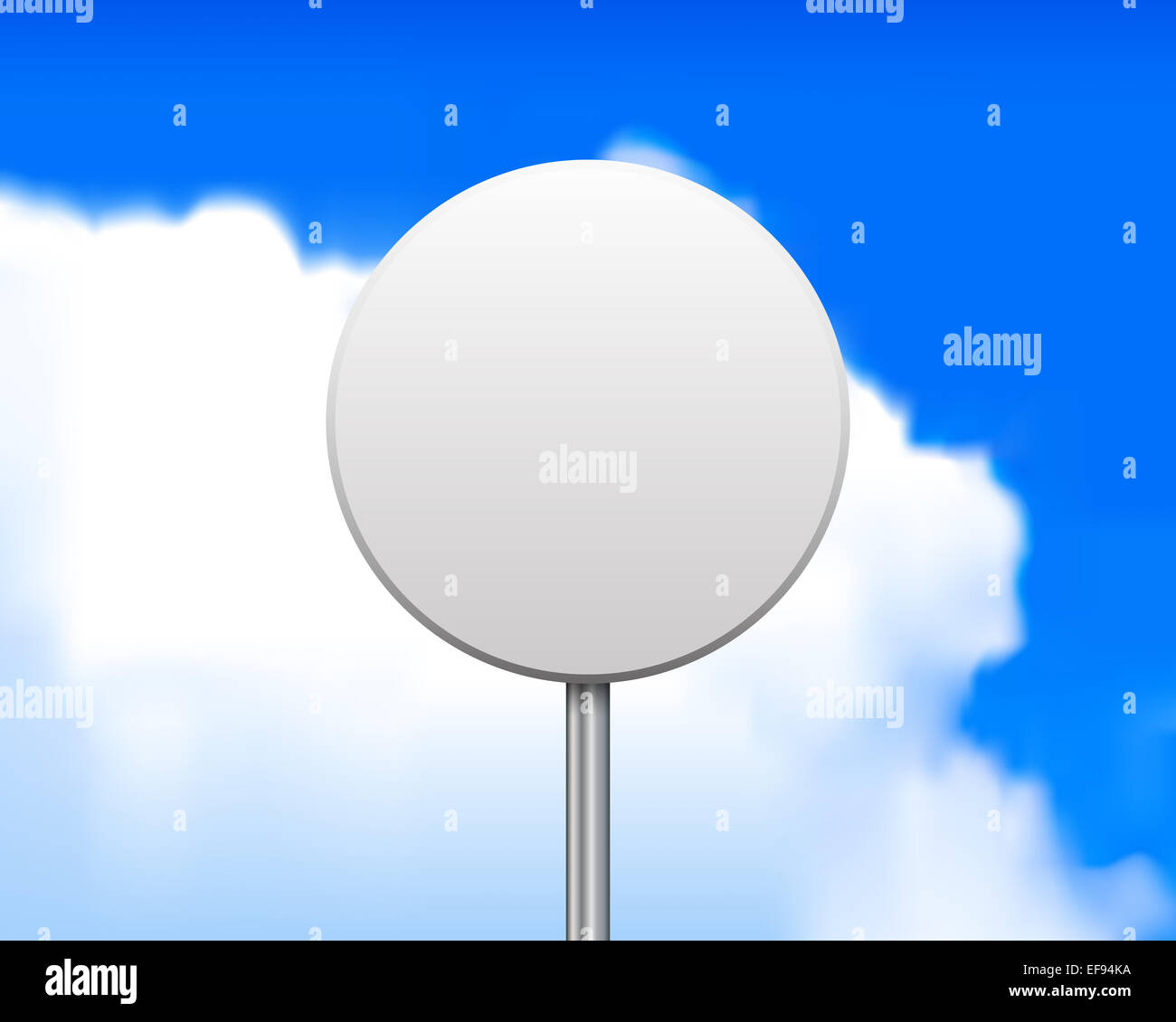 Blank white signage hi-res stock photography and images - Alamy