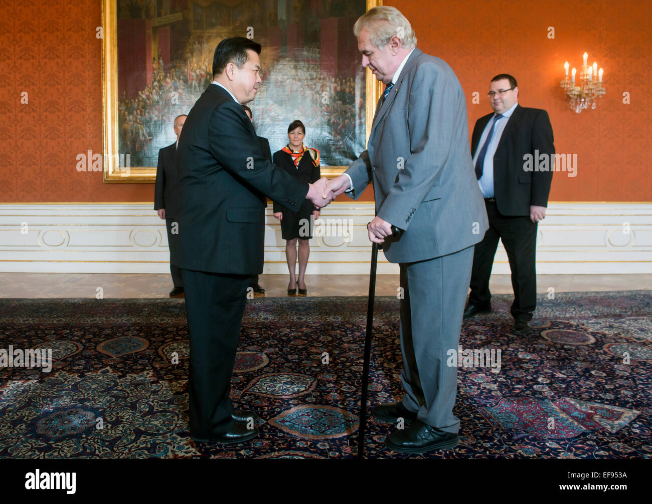 Prague, Czech Republic. 1st Jan, 2015. North Korean ambassador to the ...