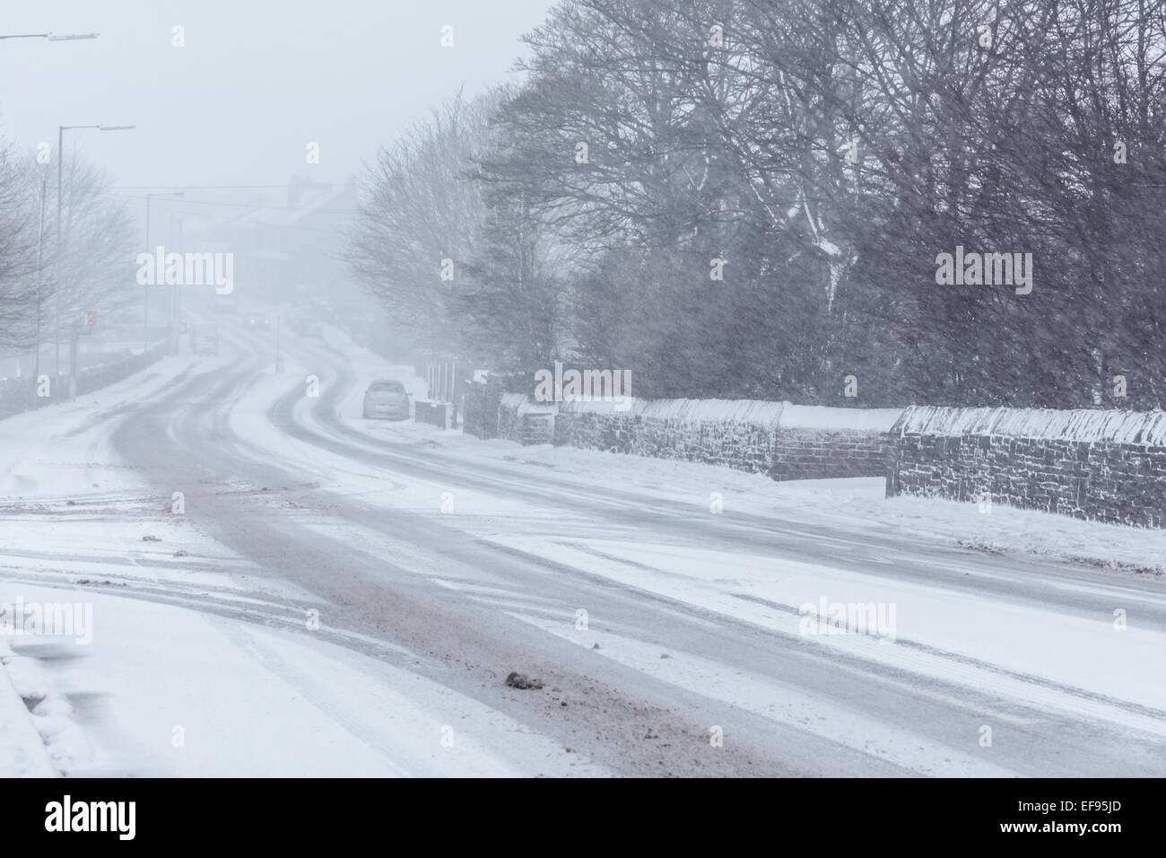 Clayton Heights near Bradford, West Yorkshire, UK. 29th January, 2015 ...