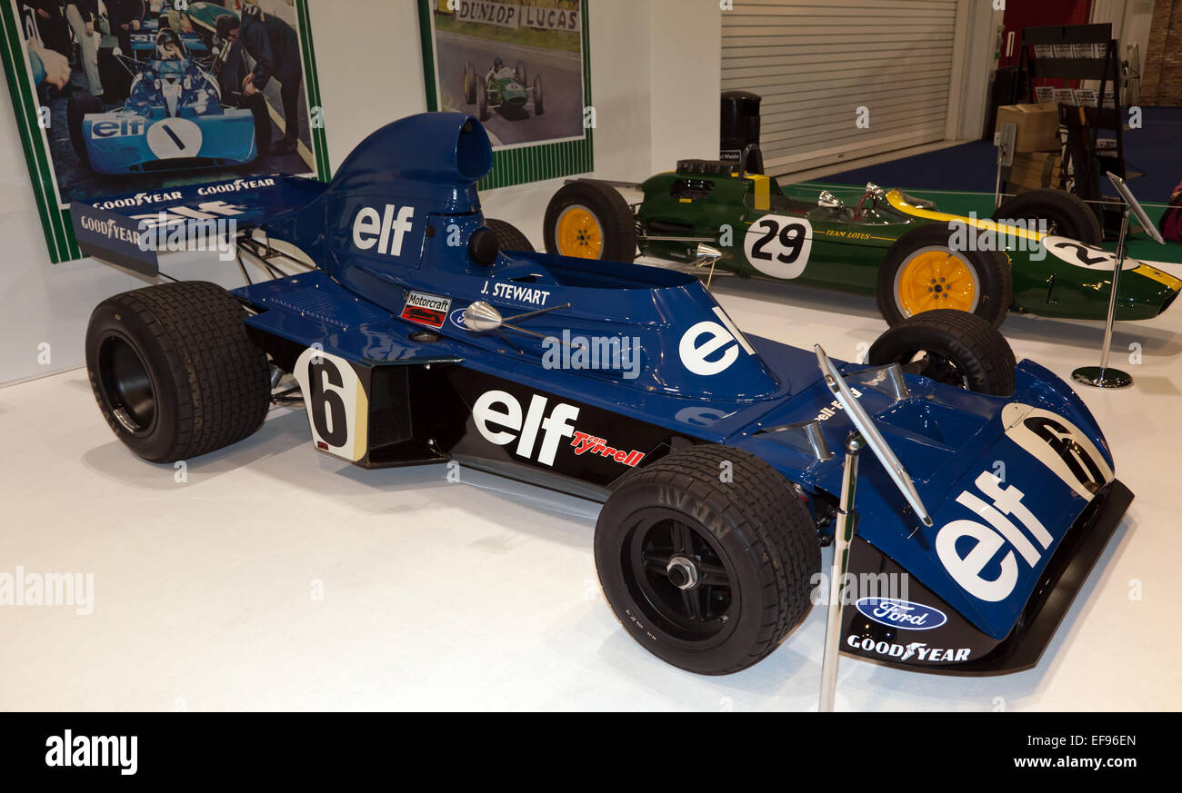 Sir Jackie Stewart's 1973 Tyrrell 006 F1 Racing Car Stock Photo ...