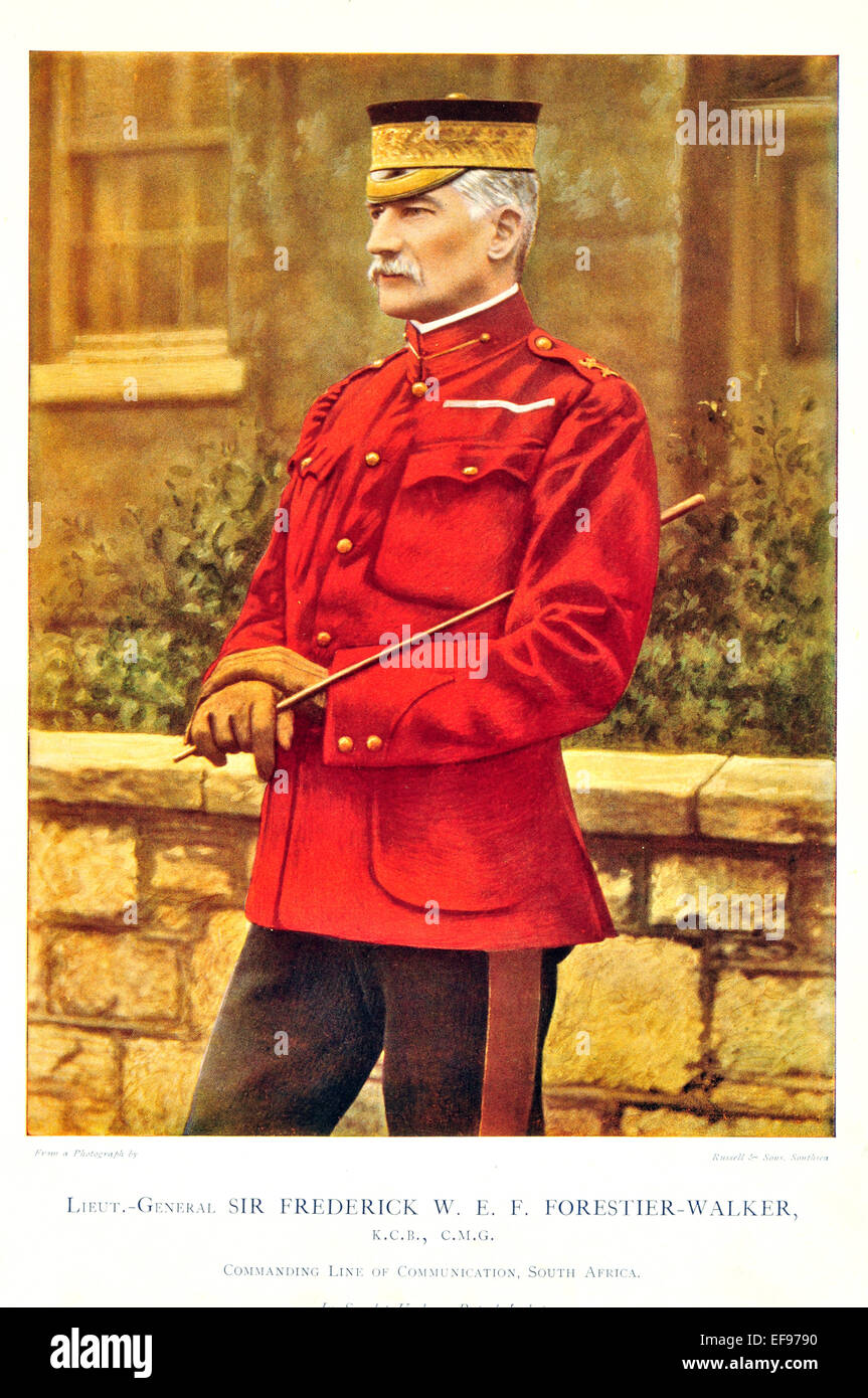 Celebrities of the Army 1900 lieutenant General Sir Frederick W E F ...