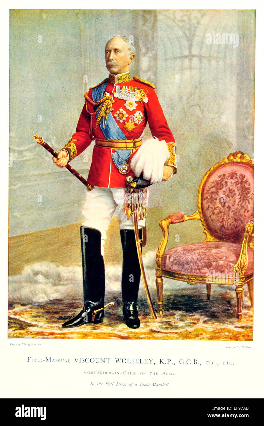Celebrities of the Army 1900 Field Marshal Viscount Wolseley K P G C B ...