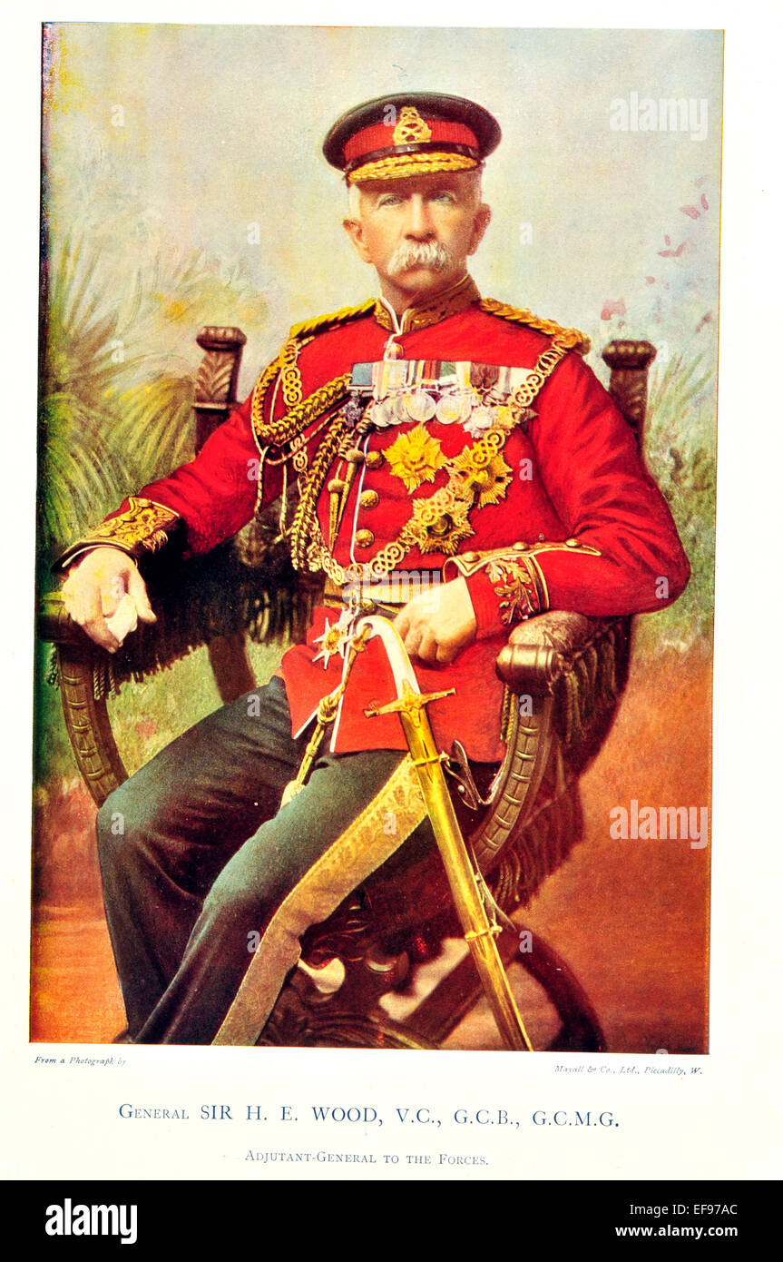 Celebrities of the Army 1900 General Sir H E Wood V C G C B G C M G ...