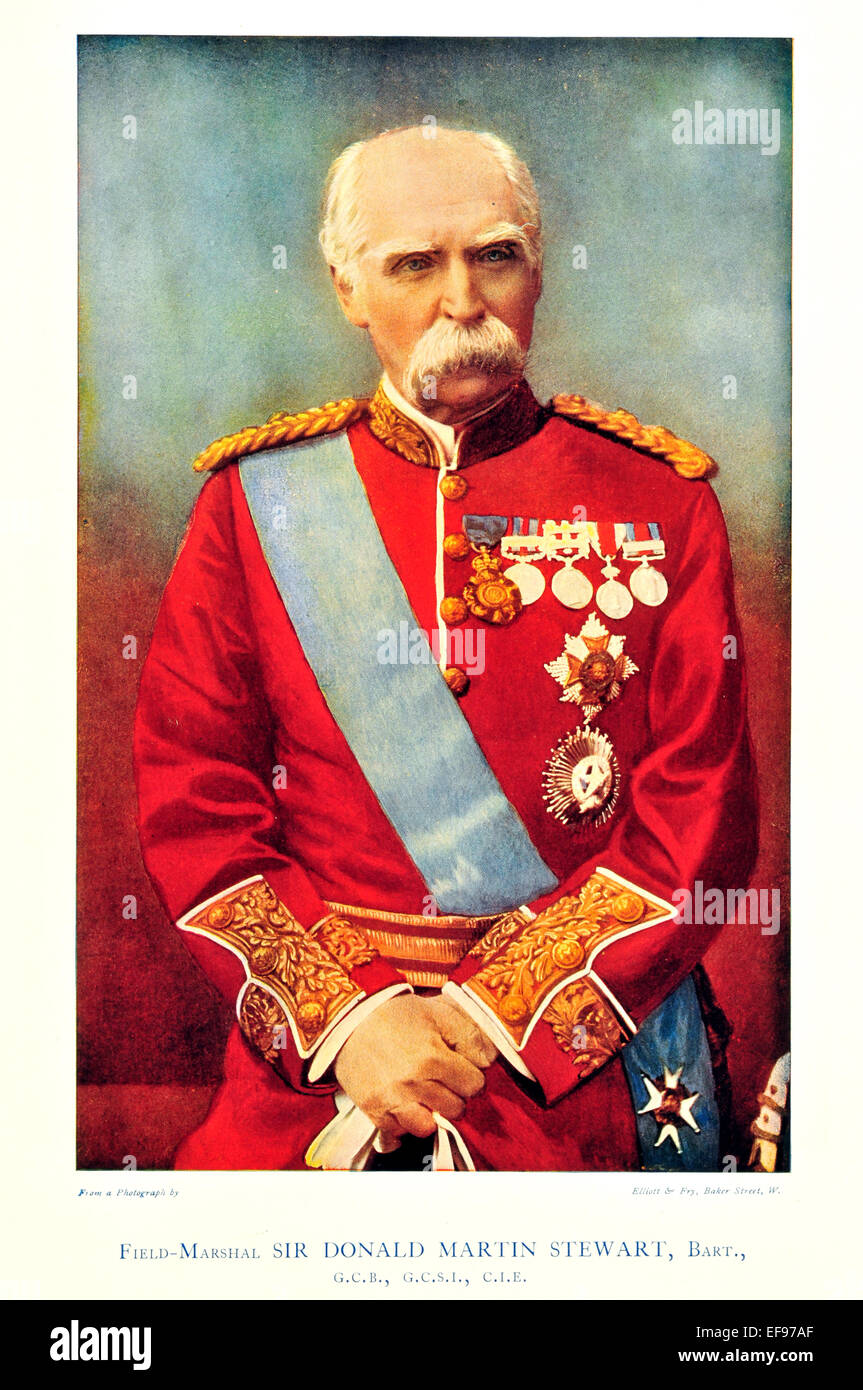 Celebrities of the Army 1900 Field Marshal Sir Donald Martin Stewart ...