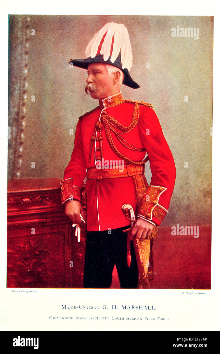 Celebrities of the Army 1900 Major General G H Marshall Commanding ...