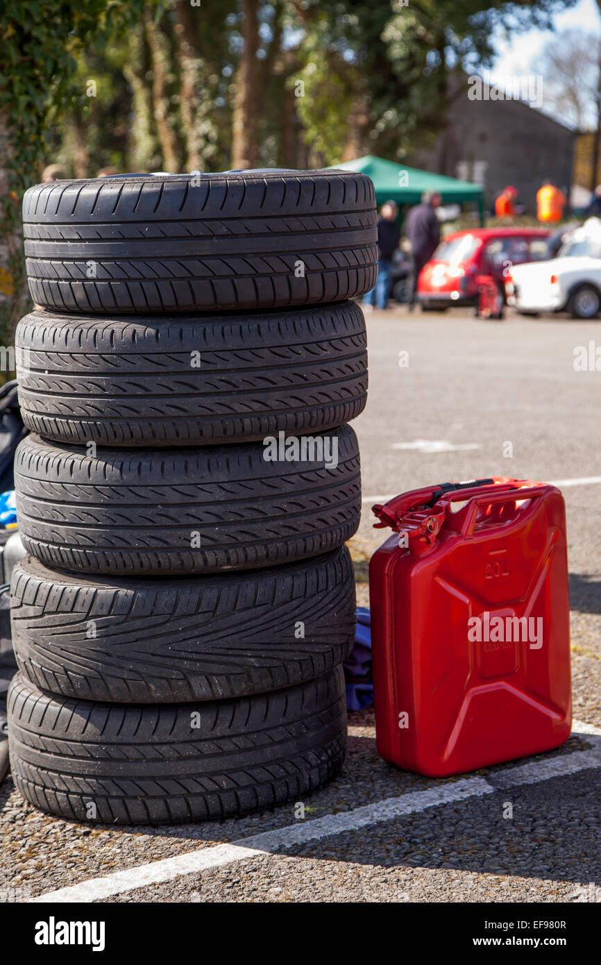 Red tyres hi-res stock photography and images - Alamy