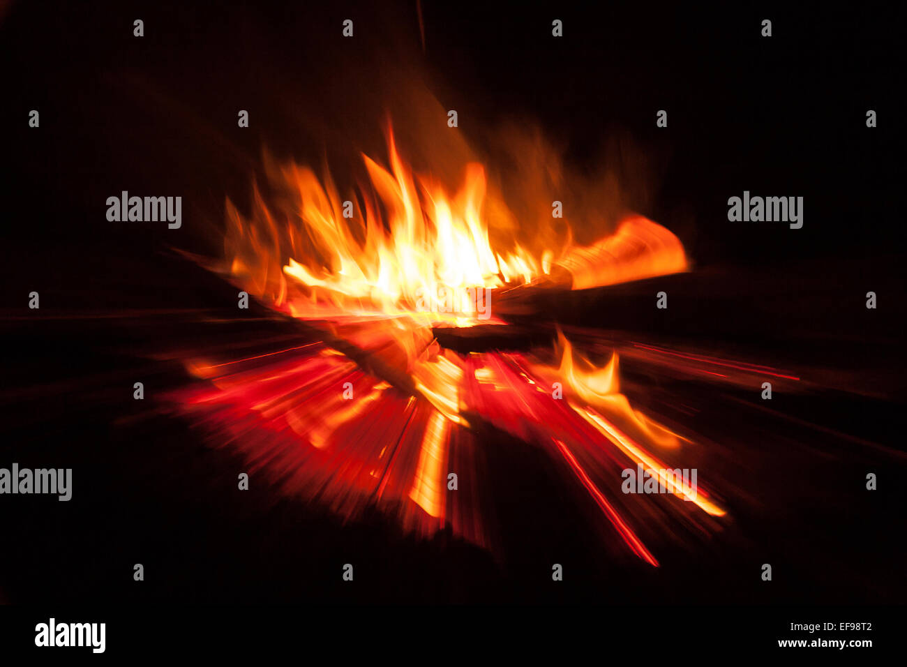 Bonfire at night Stock Photo - Alamy