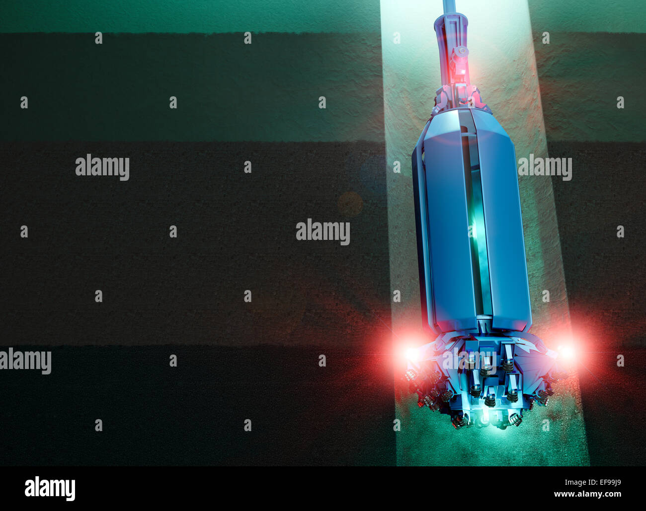 Offshore Drill Bit In Bore Hole Underwater Stock Photo - Alamy