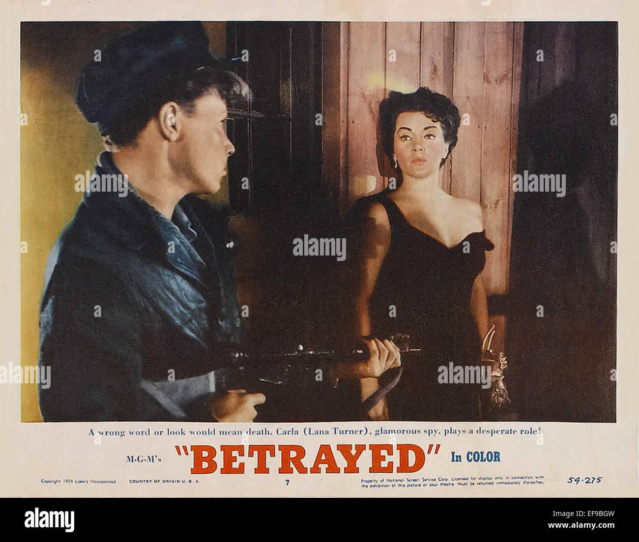 Betrayed - Movie Poster Stock Photo - Alamy