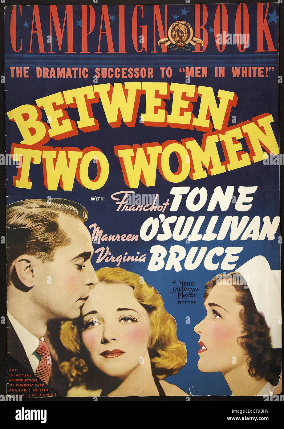 Between two Women - Movie Poster Stock Photo - Alamy