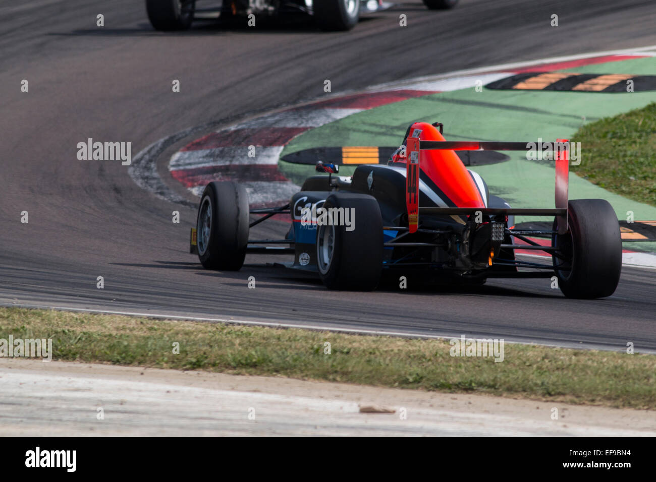 Imola, Italy - October 11, 2014: A Tatuus F.4 T014 Abarth of Antonelli ...