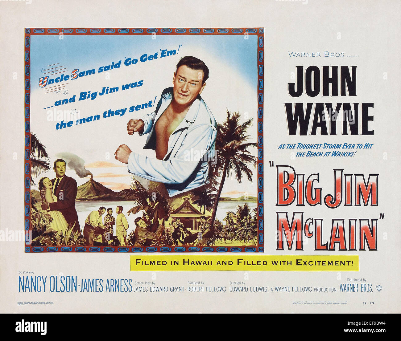 Big Jim McLain- Movie Poster Stock Photo - Alamy