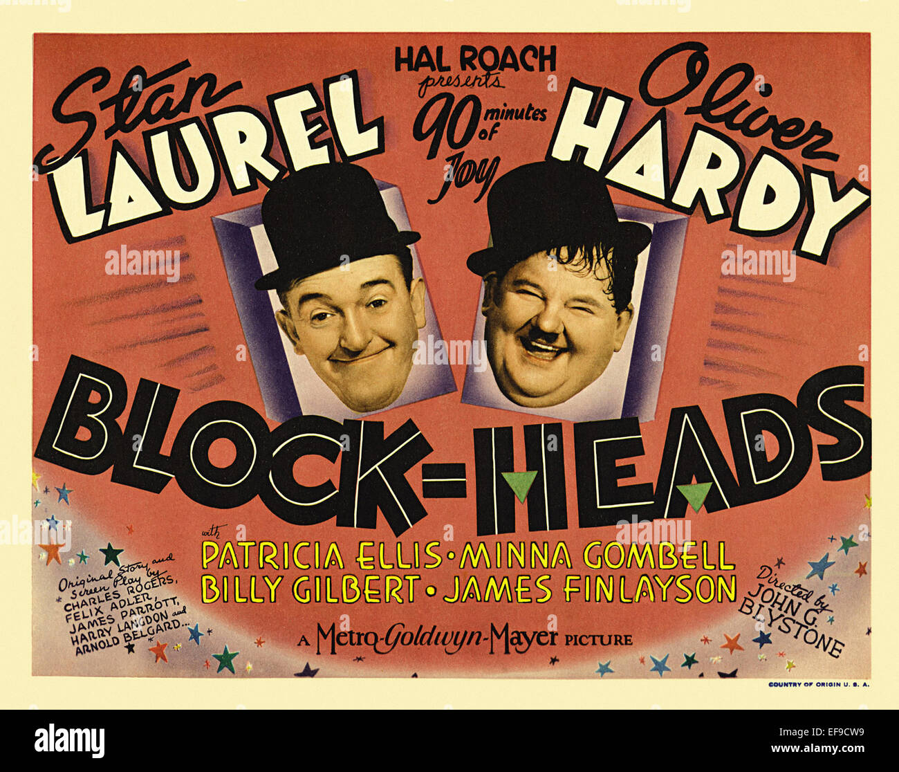 Block Heads - Movie Poster Stock Photo - Alamy