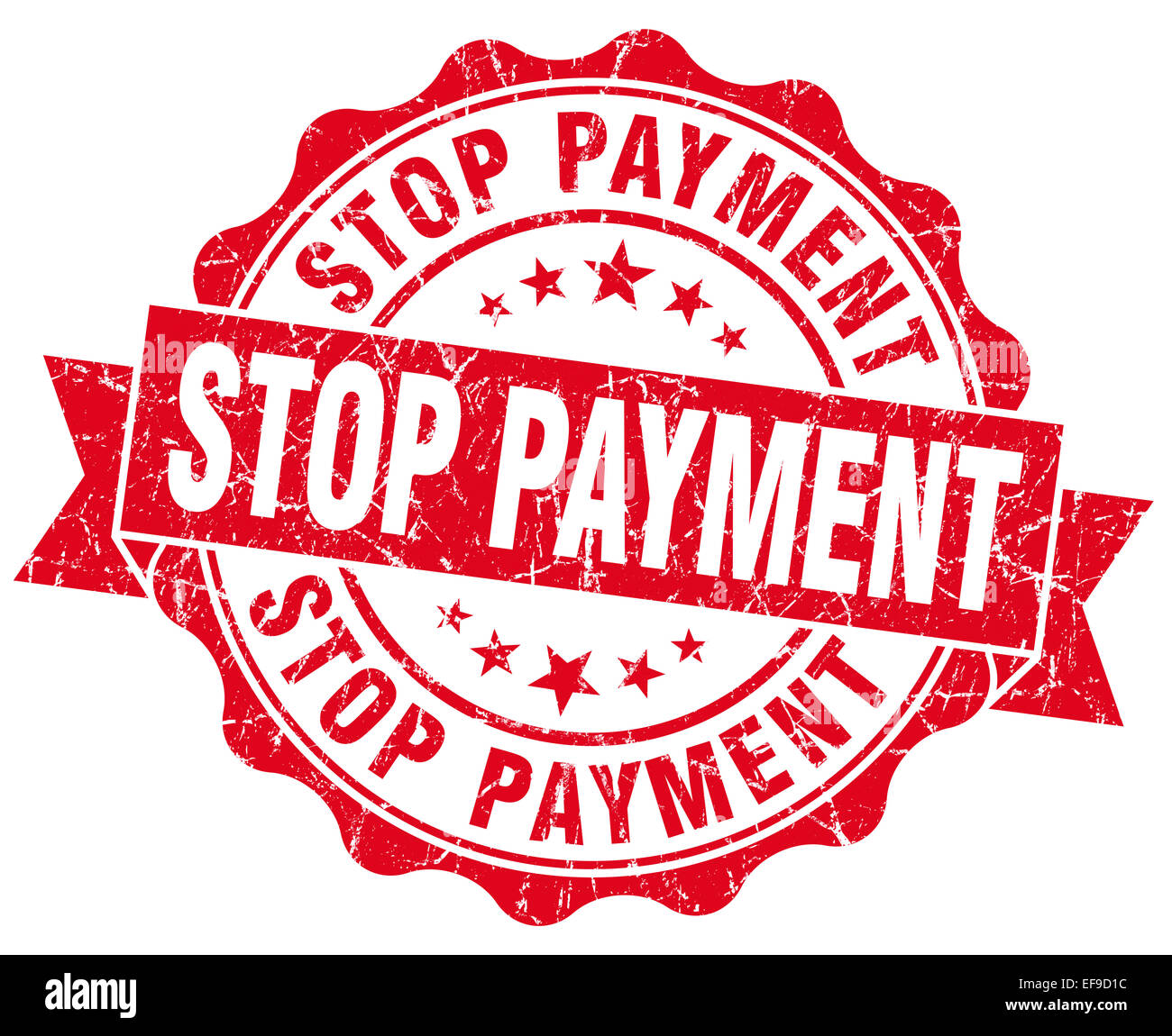 Stop payment seal hi-res stock photography and images - Alamy