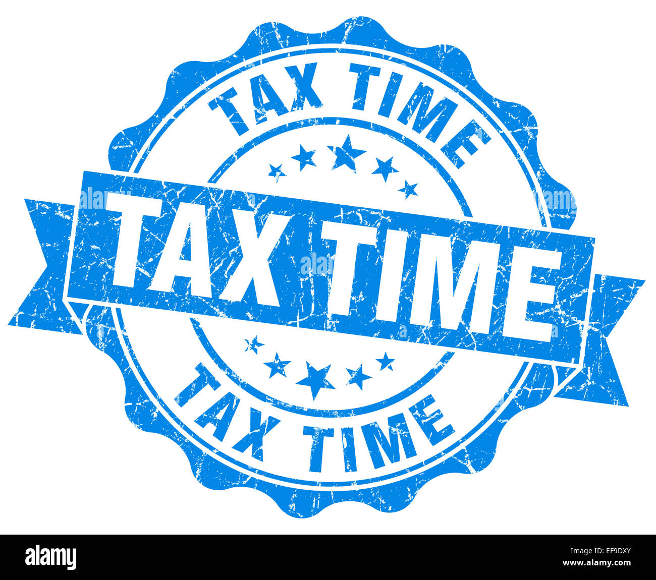 Tax time seal Cut Out Stock Images & Pictures - Alamy
