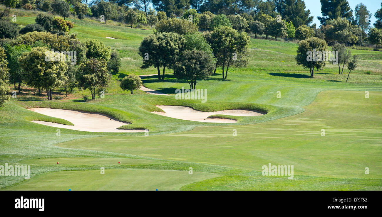 Golf bunkers hi-res stock photography and images - Alamy