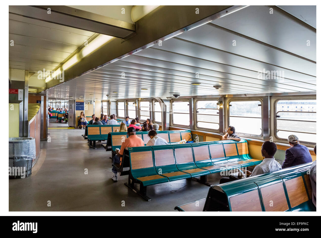 Staten island ferry interior hi-res stock photography and images - Alamy