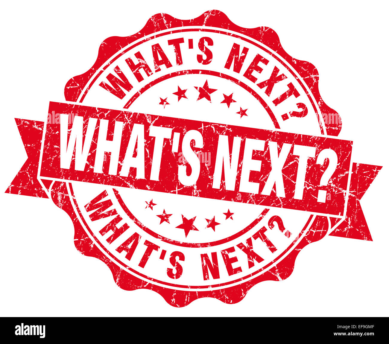 Whats next stamp hi-res stock photography and images - Alamy