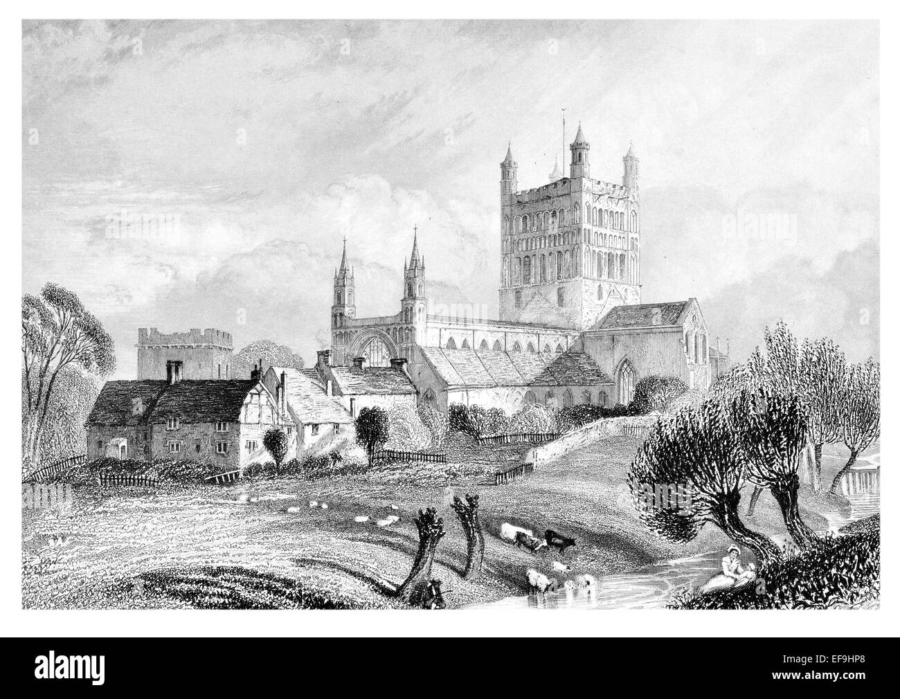 Print after steel engraving Cut Out Stock Images & Pictures - Alamy