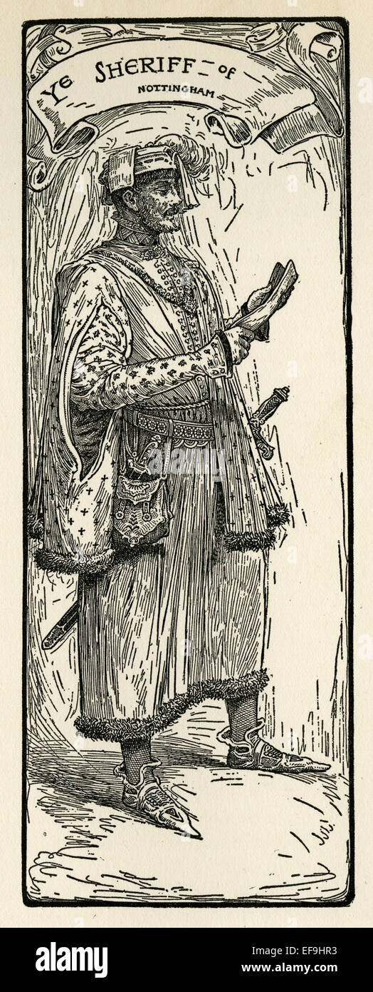 The Sheriff of Nottingham Stock Photo - Alamy