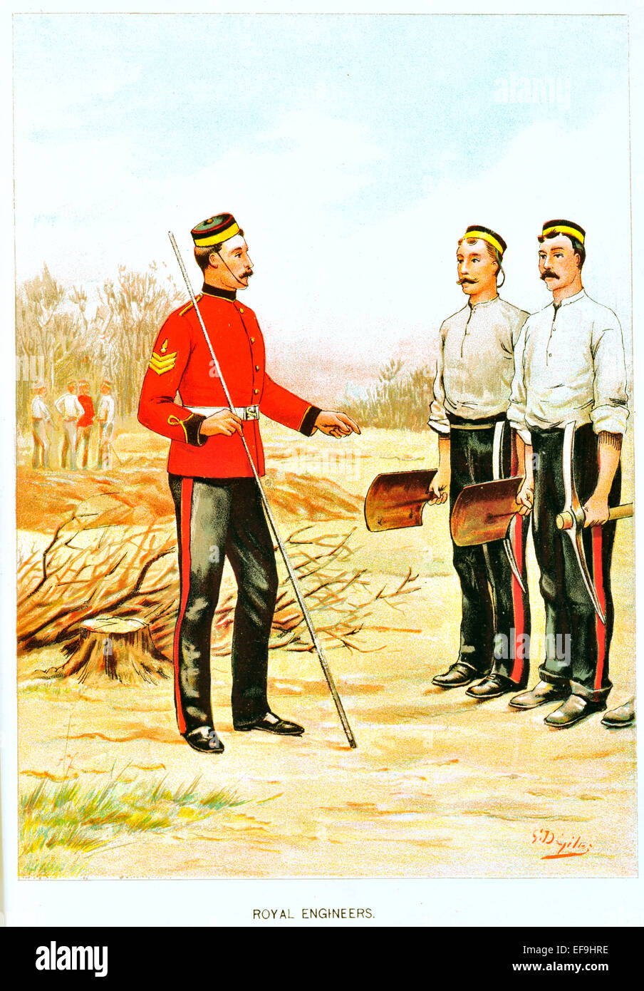 British royal army engineers hi-res stock photography and images - Alamy