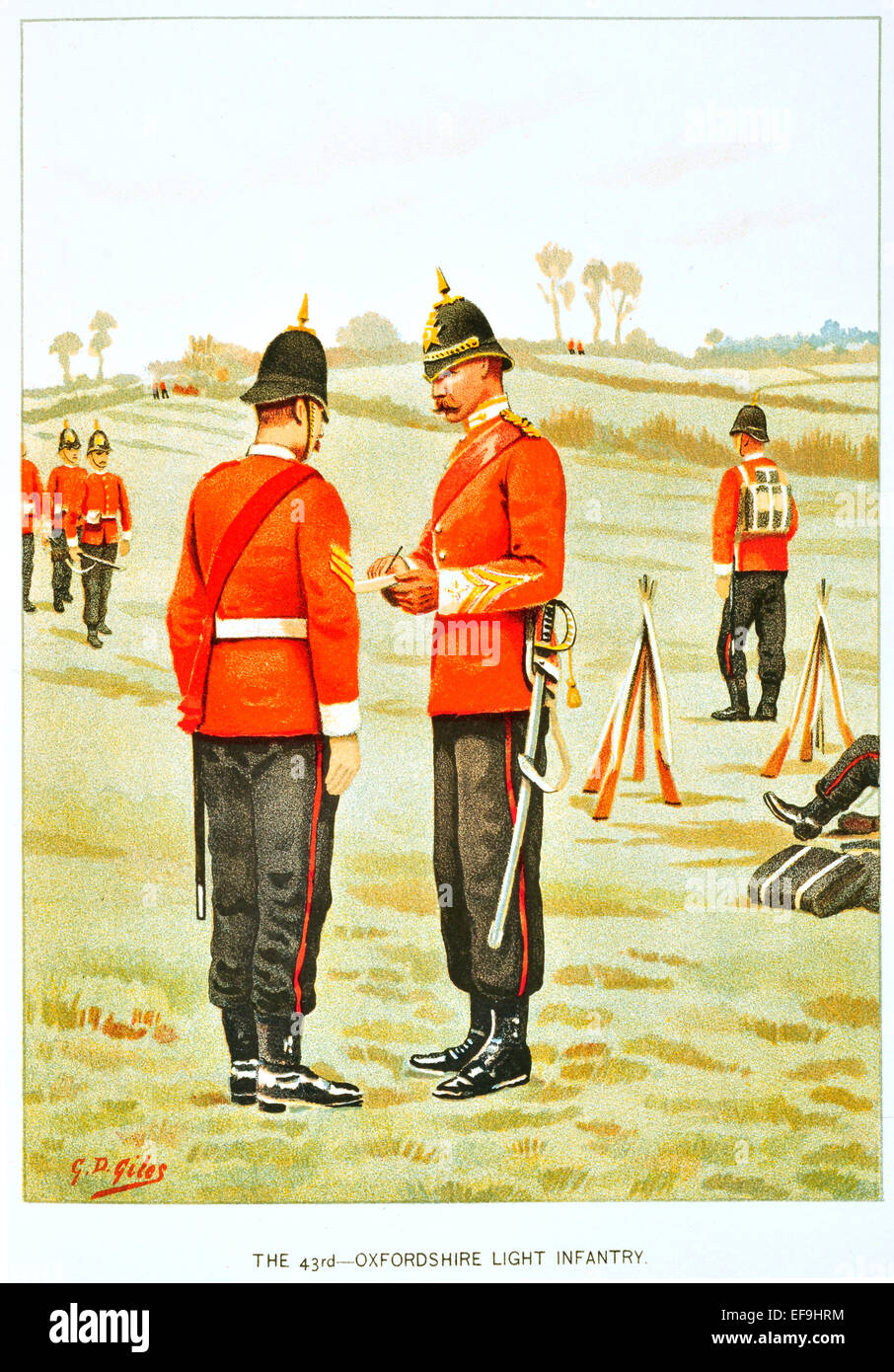 Oxford light infantry hi-res stock photography and images - Alamy