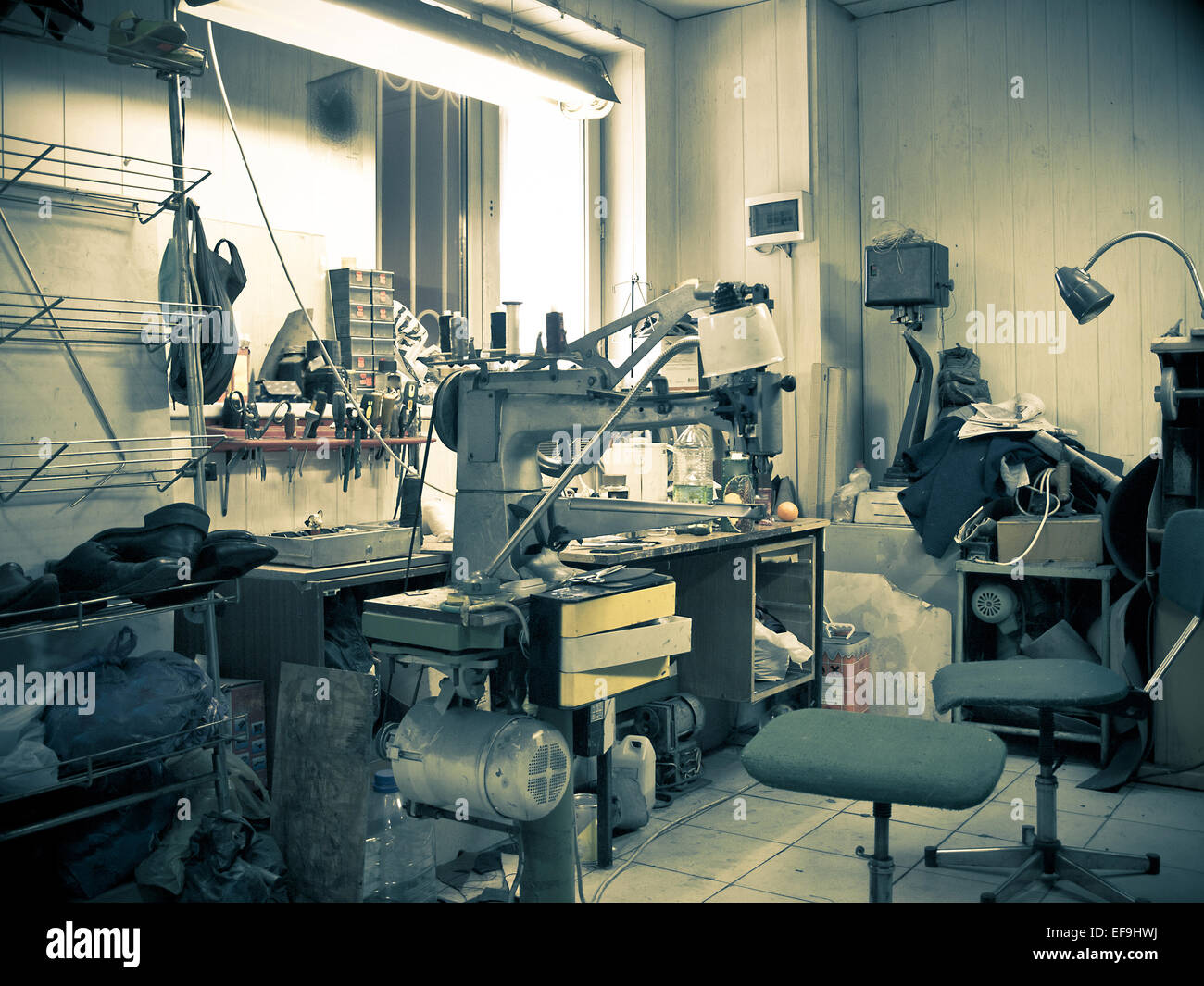 Shoe factory interior hi-res stock photography and images - Alamy