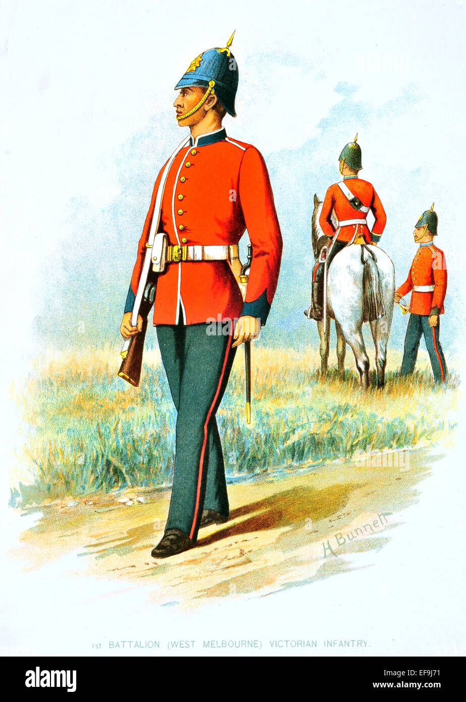 Victorian era british army uniform hi-res stock photography and images - Alamy