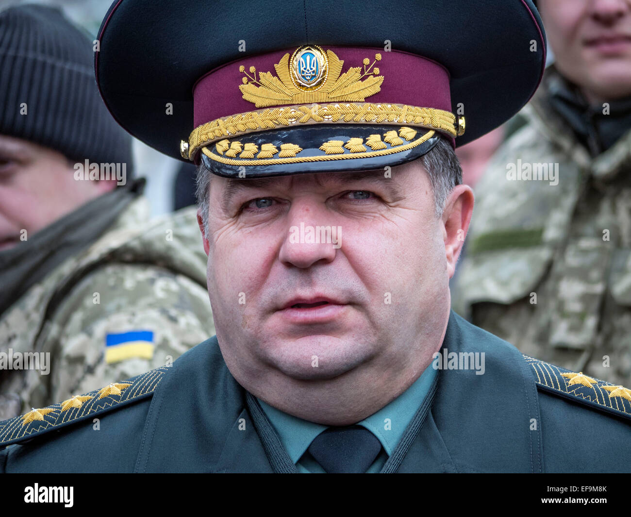 Kruty, Ukraine. 29th January, 2015. Chernihiv region, Ukraine. 29th ...