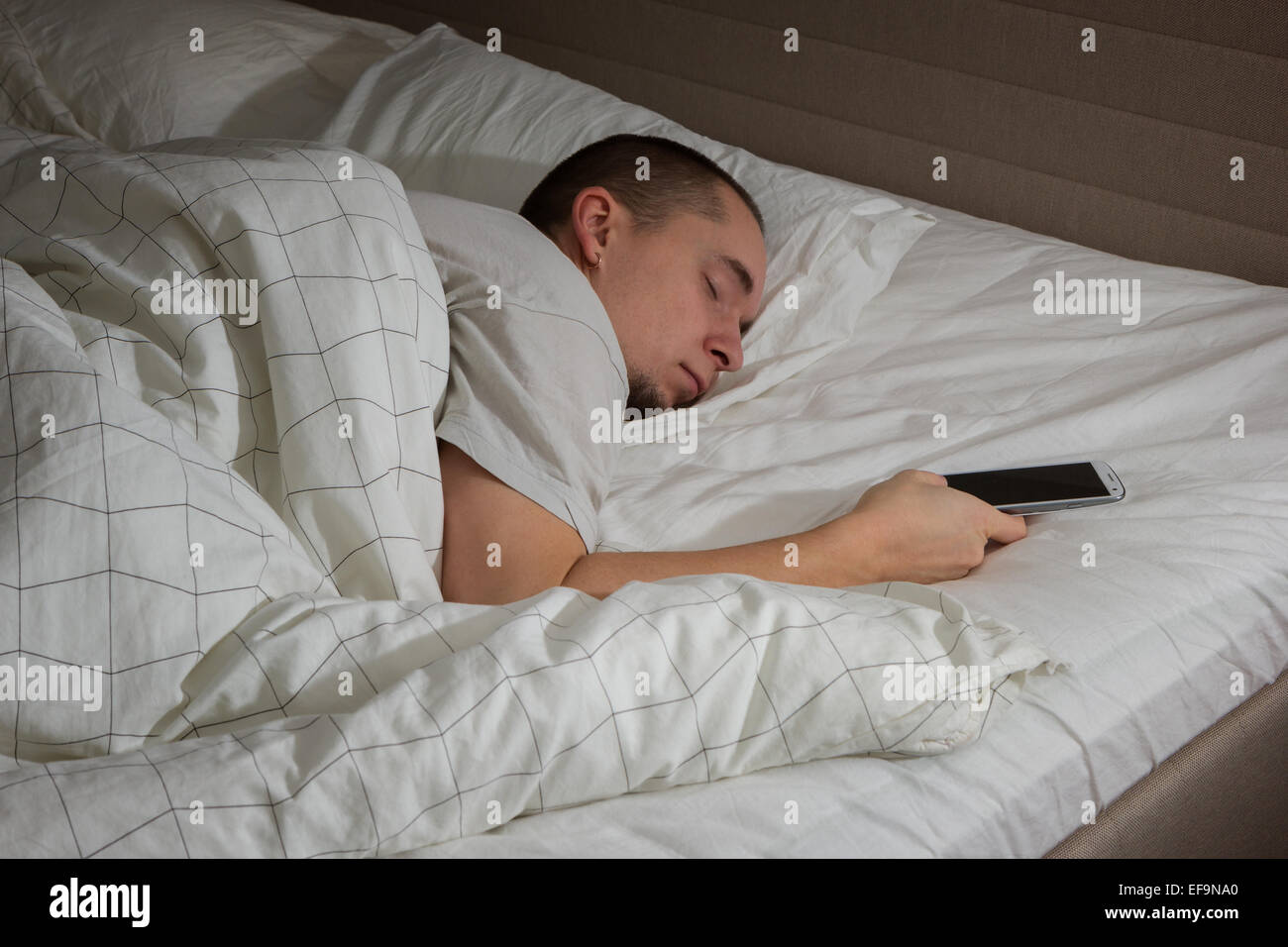 Sleeping Phone Bed High Resolution Stock Photography and Images - Alamy