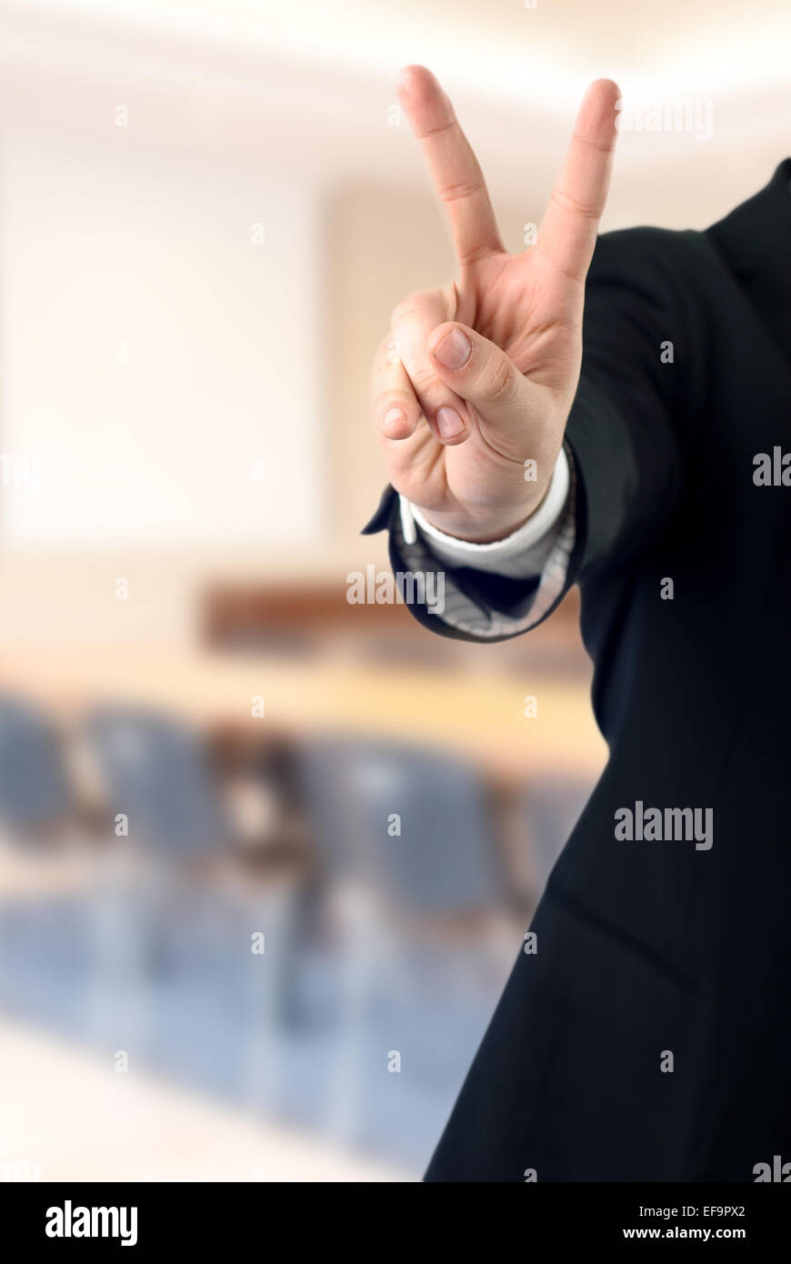 V Gesture Stock Photos & V Gesture Stock Images - Alamy