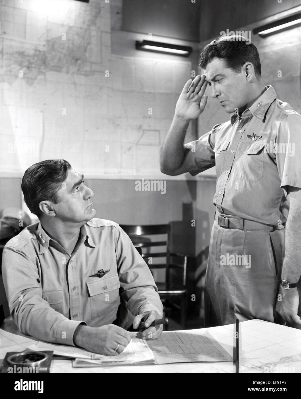 JIM BACKUS, ROBERT TAYLOR, ABOVE AND BEYOND, 1952 Stock Photo - Alamy