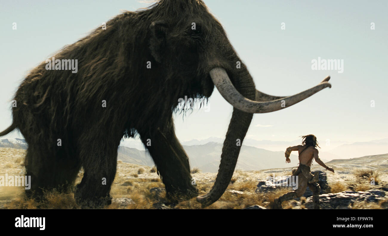 MAMMOTH & STEVEN STRAIT 10 000 BC (2008 Stock Photo, Royalty Free Image ...