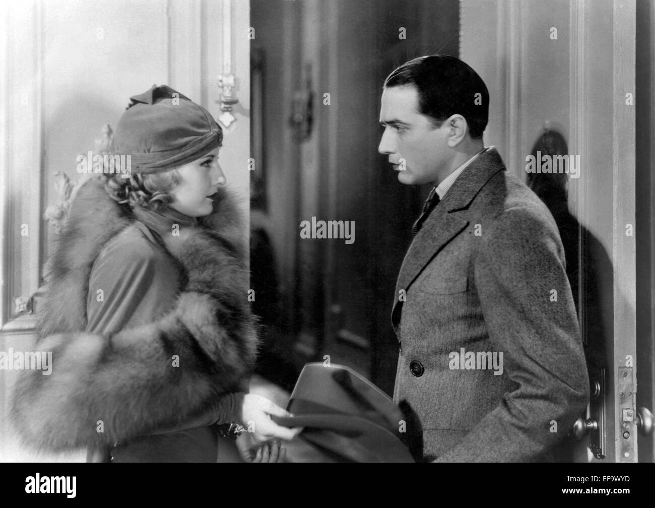 BARBARA STANWYCK, GEORGE BRENT, BABY FACE, 1933 Stock Photo - Alamy